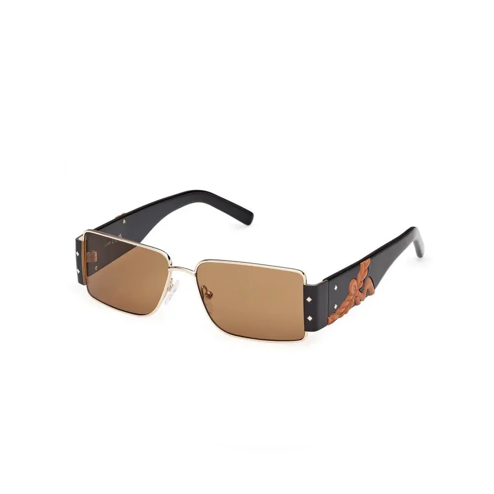 MCM | Accessories | New Mcm Mw02 32j Gold And Black Frame Sunglasses ...